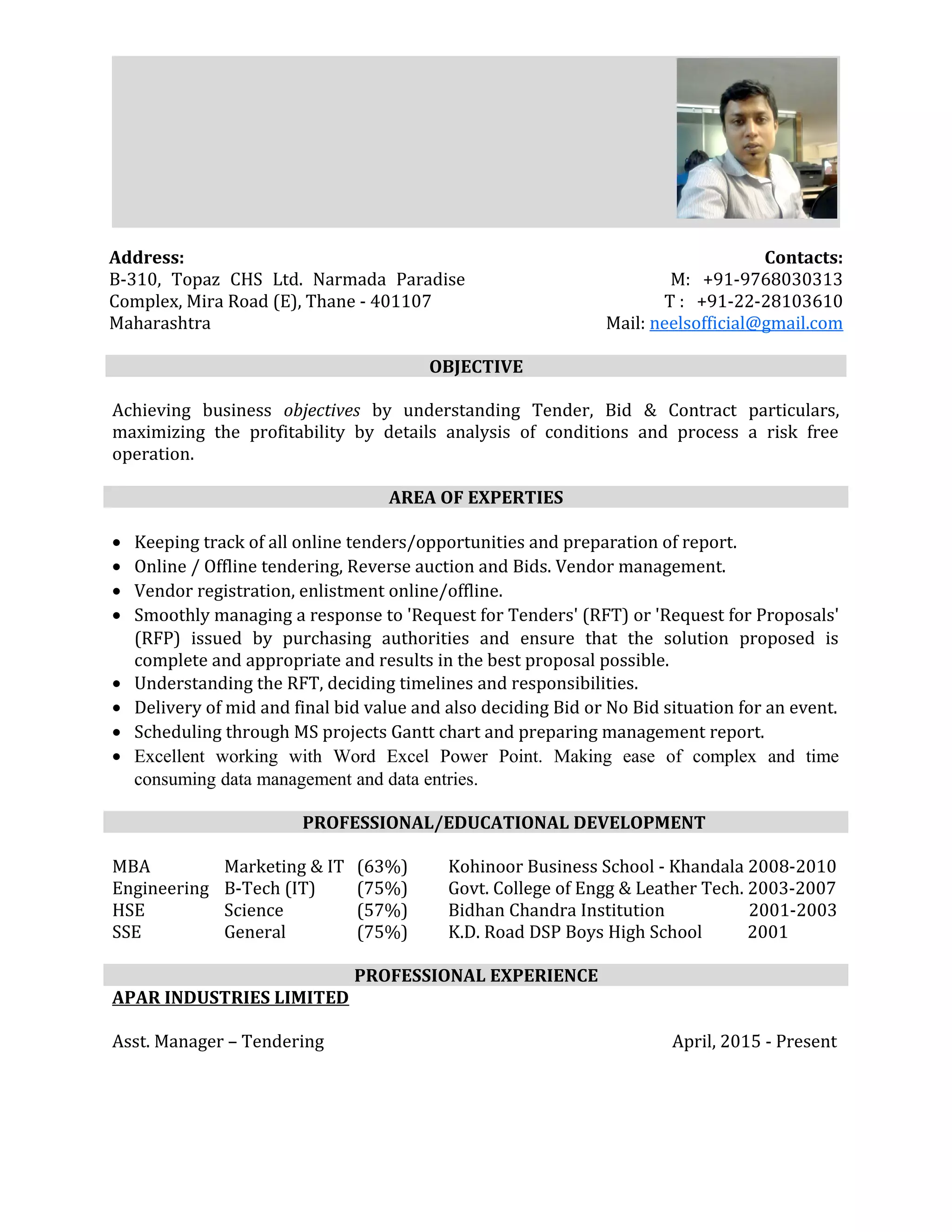 Resume-TM-22-02-2016 | PDF