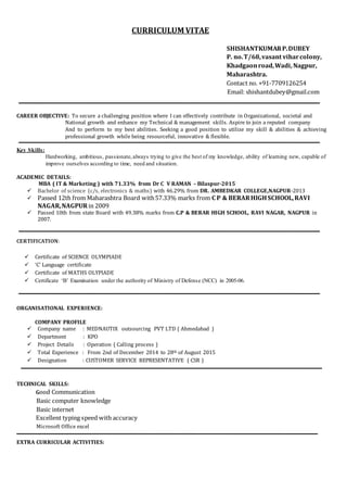 shishant cv | PDF