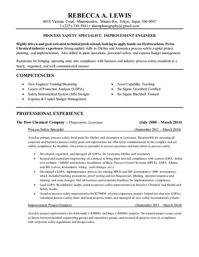 Rebecca Lewis Resume | PDF