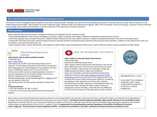 FFIEC overview | PPTX