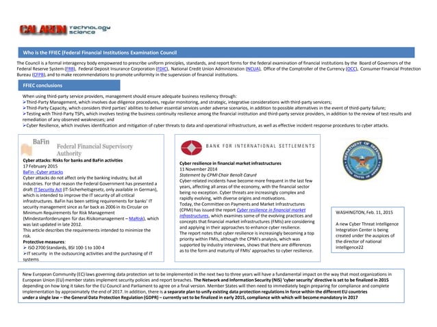 FFIEC overview | PPTX