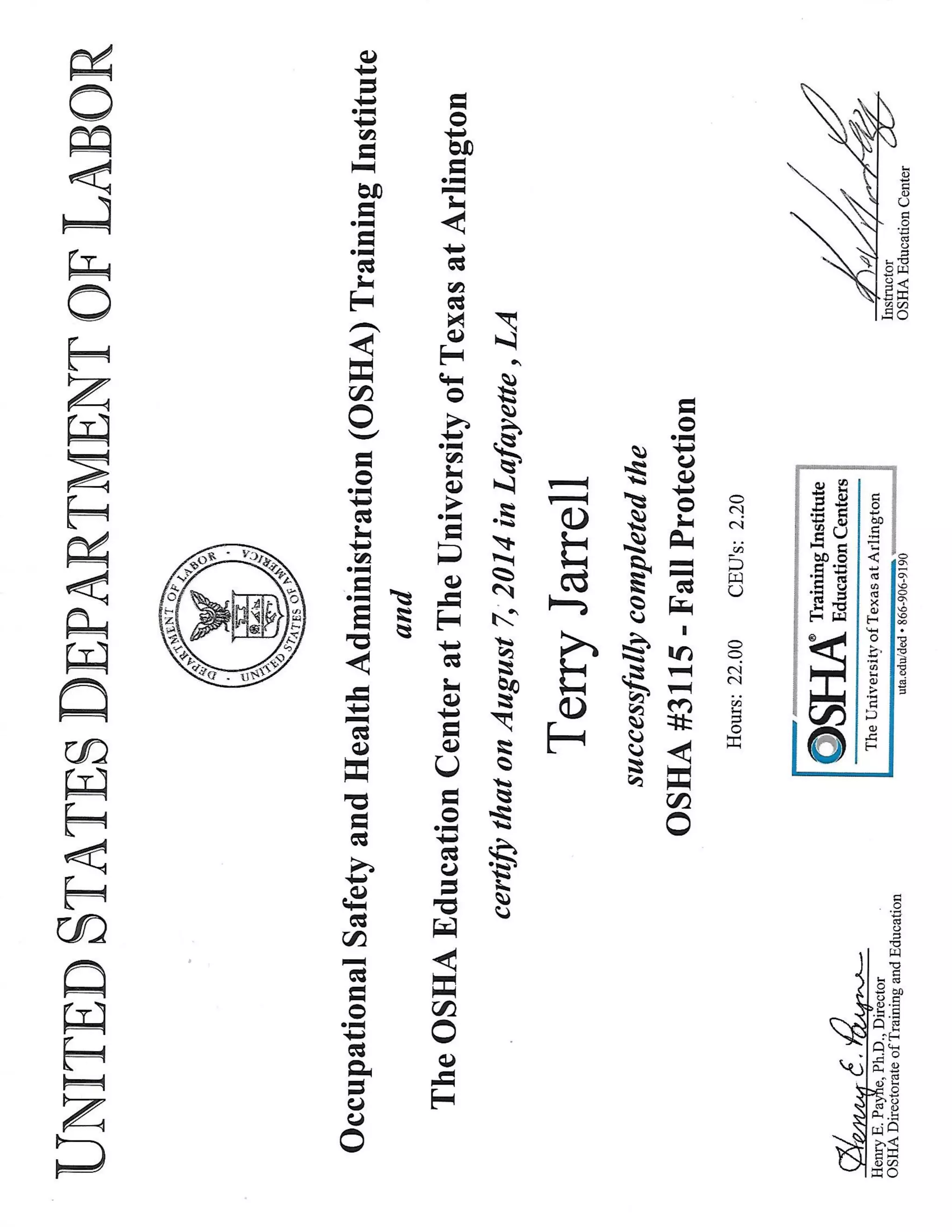 OSHA 3115 Fall protection | PDF