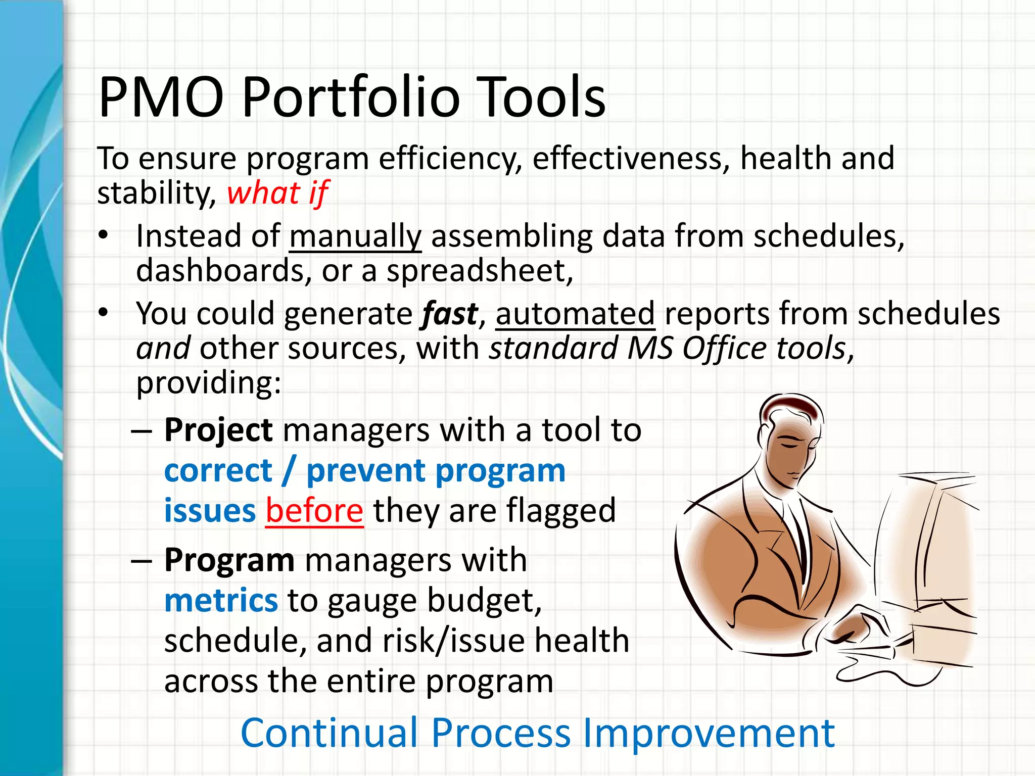 PMO Tools_Portfolio Reporting | PPTX | Business | Business and Finance