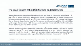 Toronto Presentation - A Least Square Ratio (LSR) Approach to Fuzzy ...