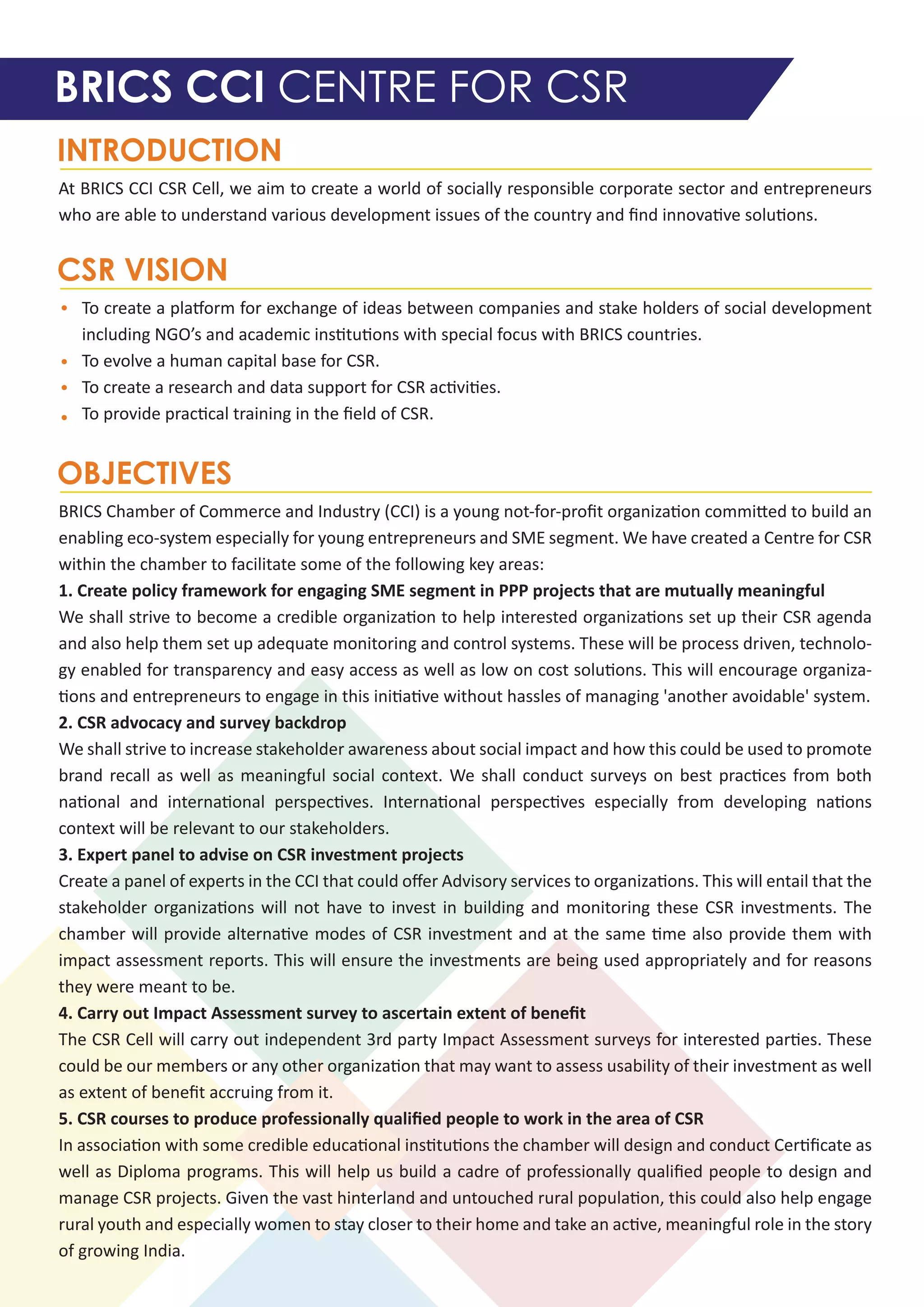 BRICS_CentreCSR_Brochure_Jan16 | PDF