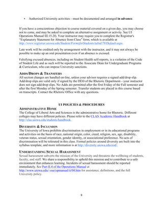 Sample Syllabus | PDF