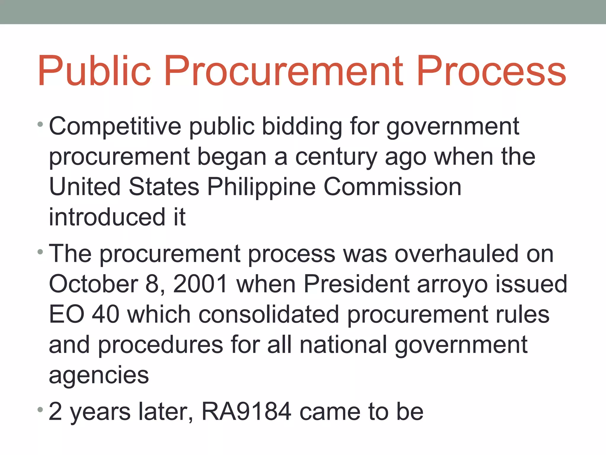 RA9184 GPPB Presentation | PPT