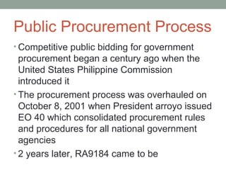RA9184 GPPB Presentation | PPT