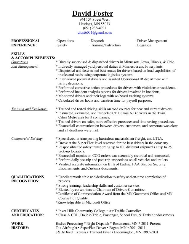 Uw Foster Resume Template Uw Foster Resume Template