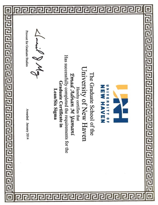 Certificate - Lean (Six Sigma).PDF