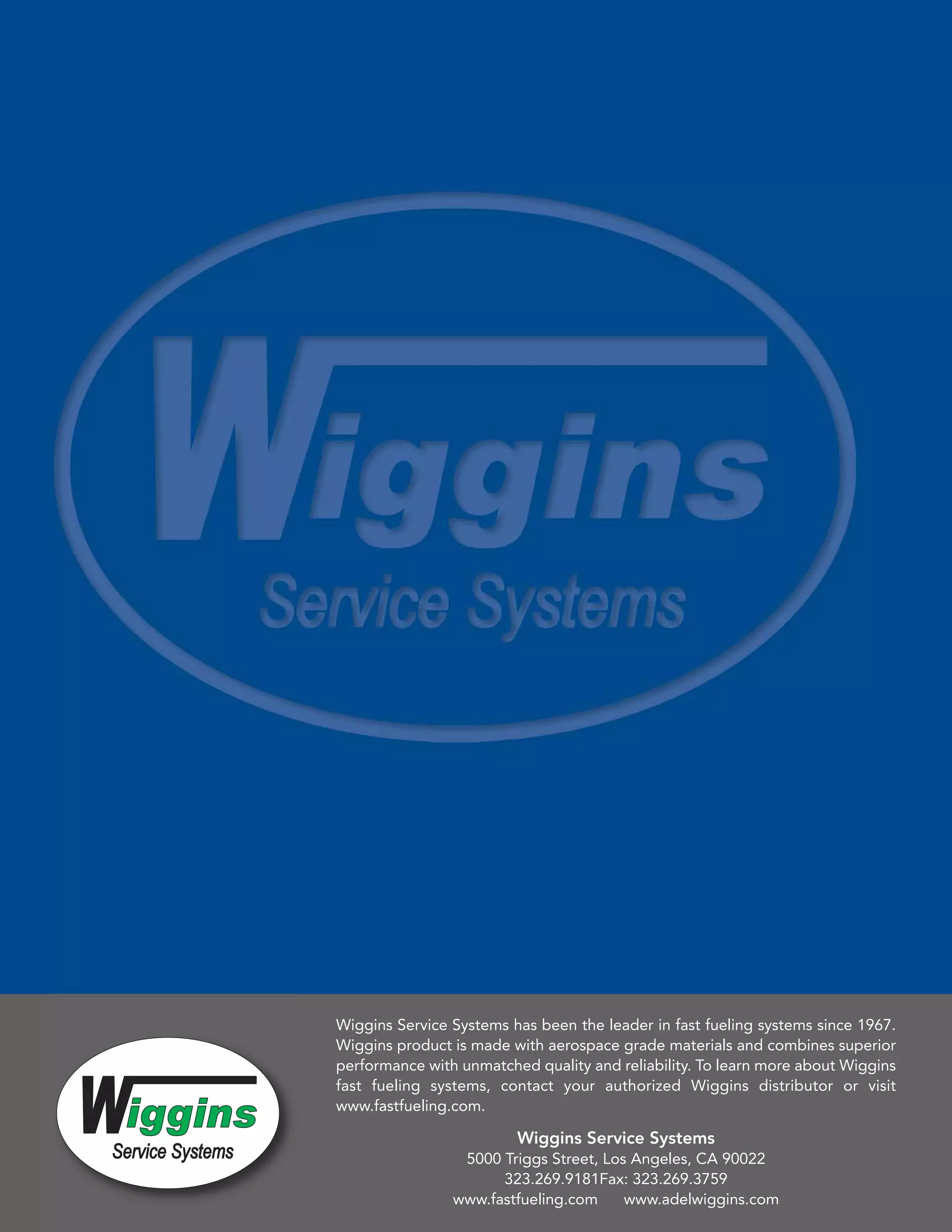 Wiggins Service Systems Catalog | PDF