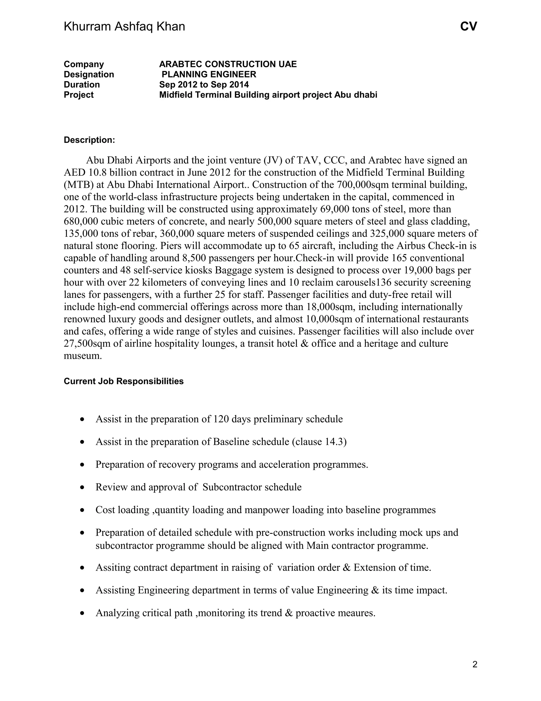 KHURRAM ASHFAQ KHAN CV updated | PDF