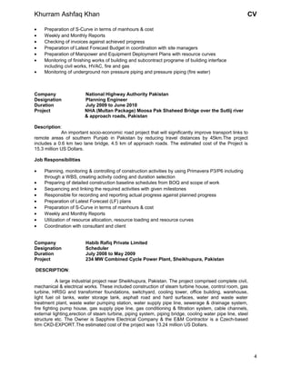 KHURRAM ASHFAQ KHAN CV updated | PDF