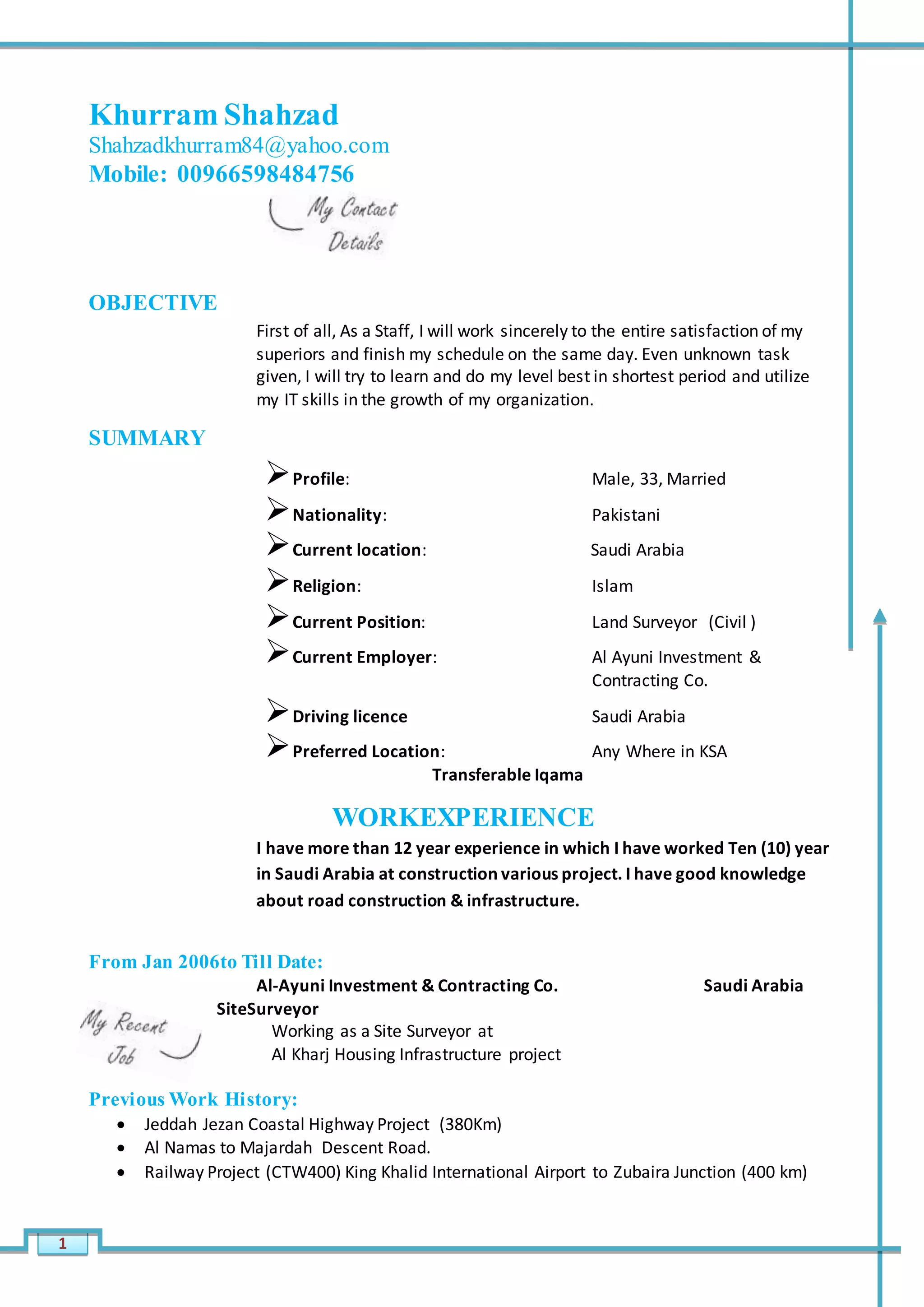 khurram Cv 24-10-15 | PDF