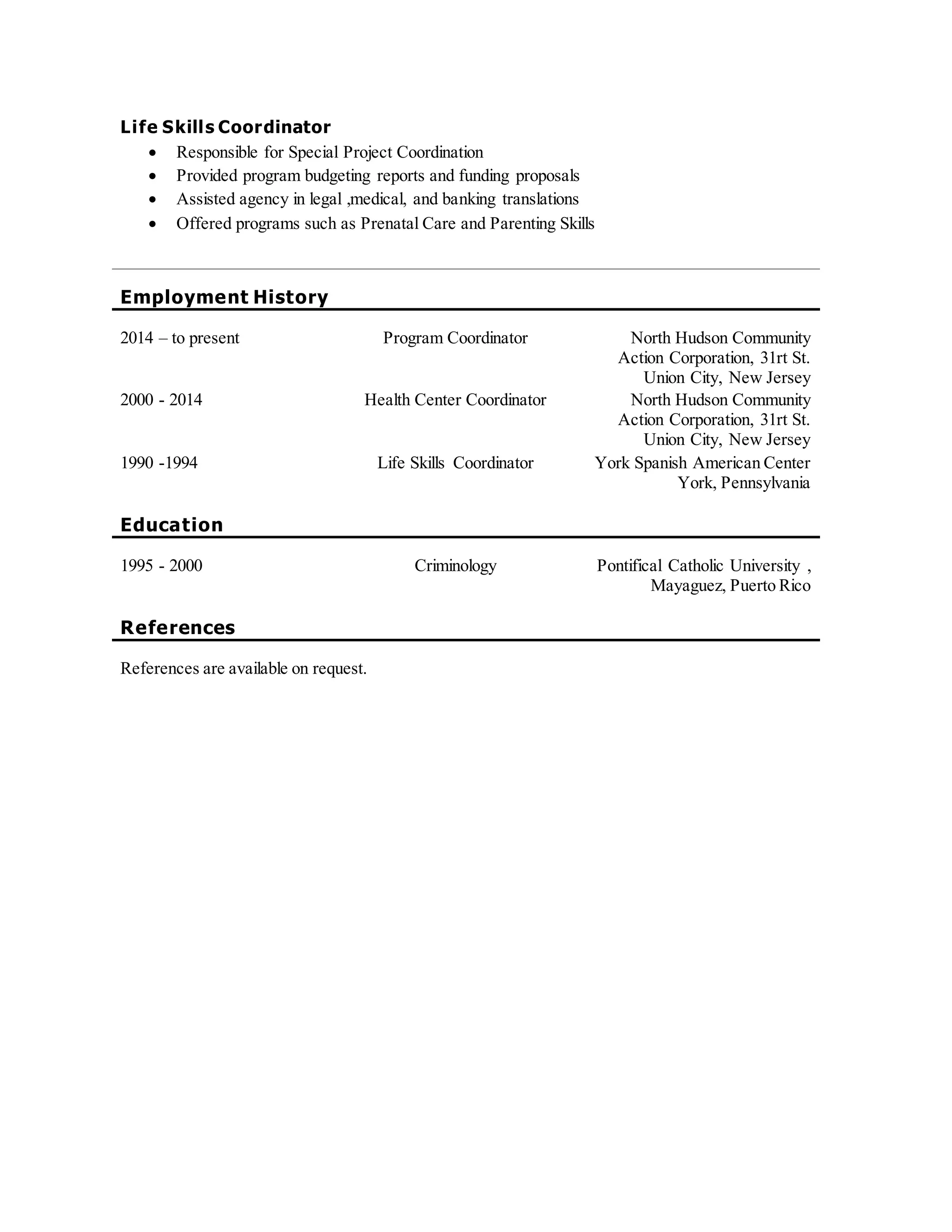 Marisol Rivera Resume New | DOCX