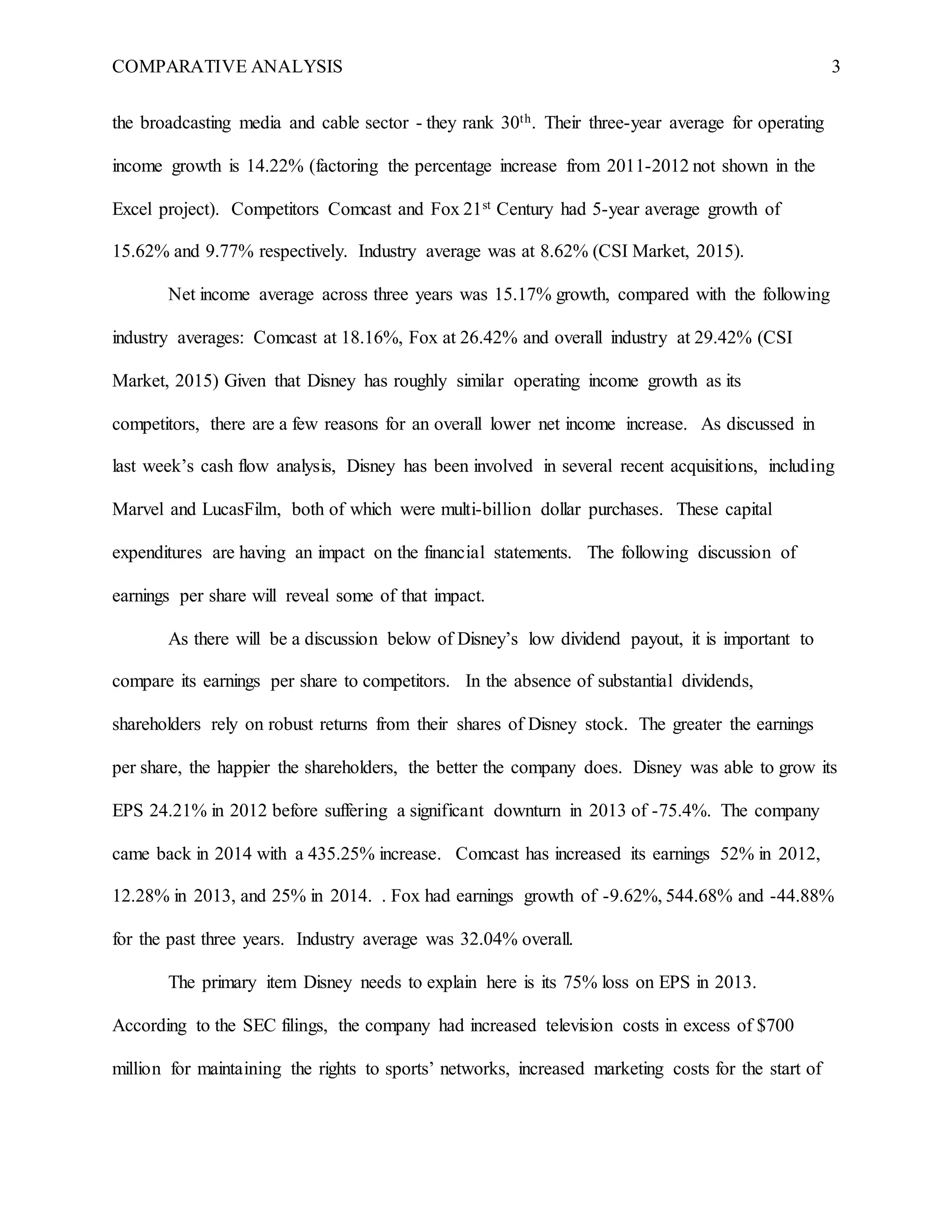 Craig Philpot ACCT 370 D Term Comparative Analysis | PDF