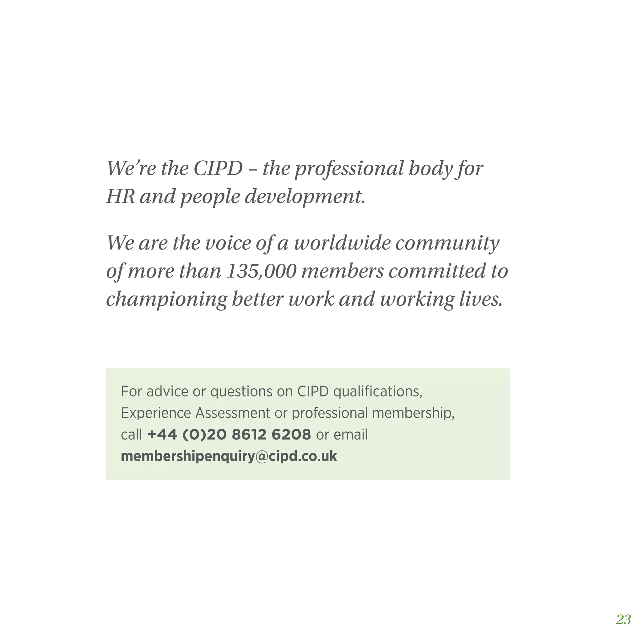 CIPD 6956 Professional membership brochure (WEB) | PDF