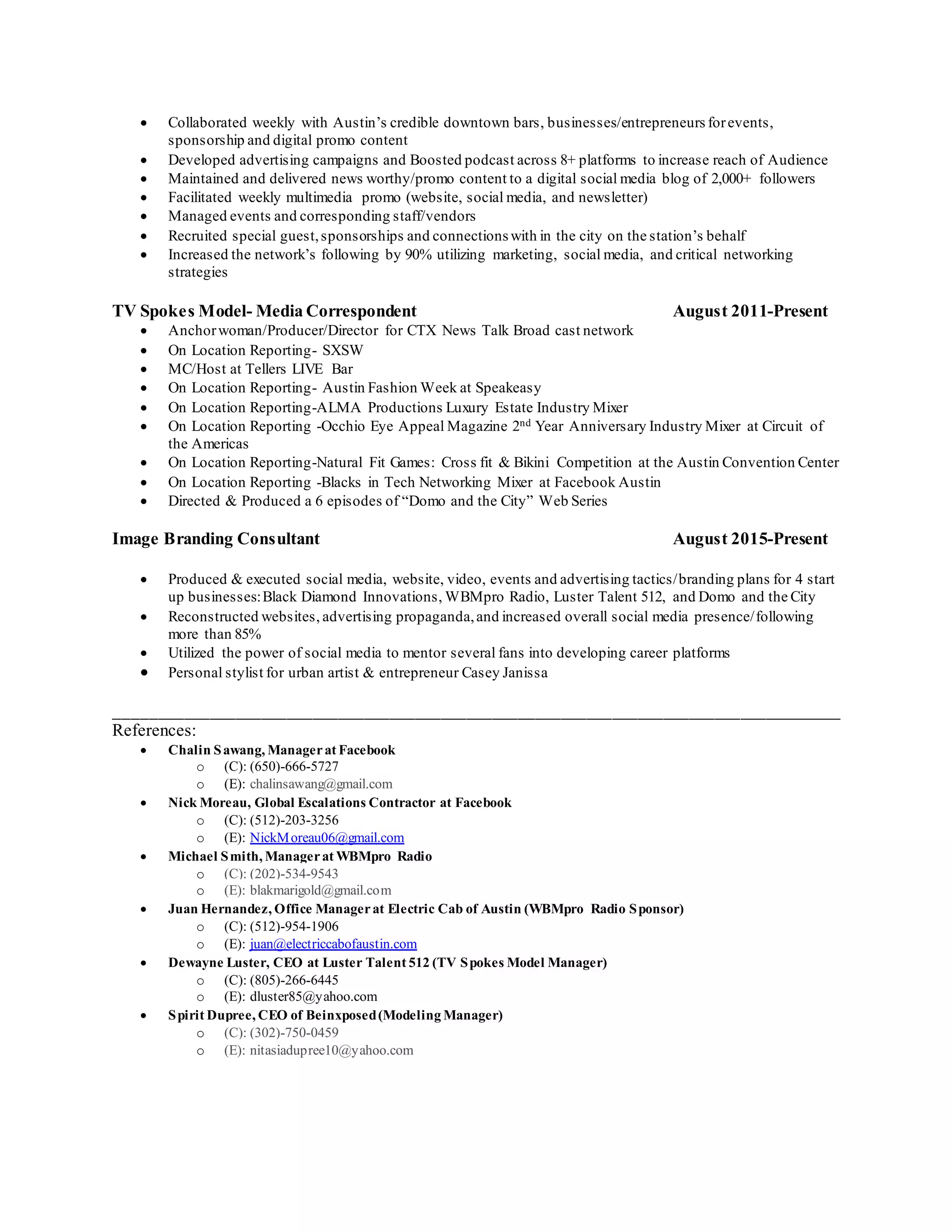 updated 2016 resume | DOCX