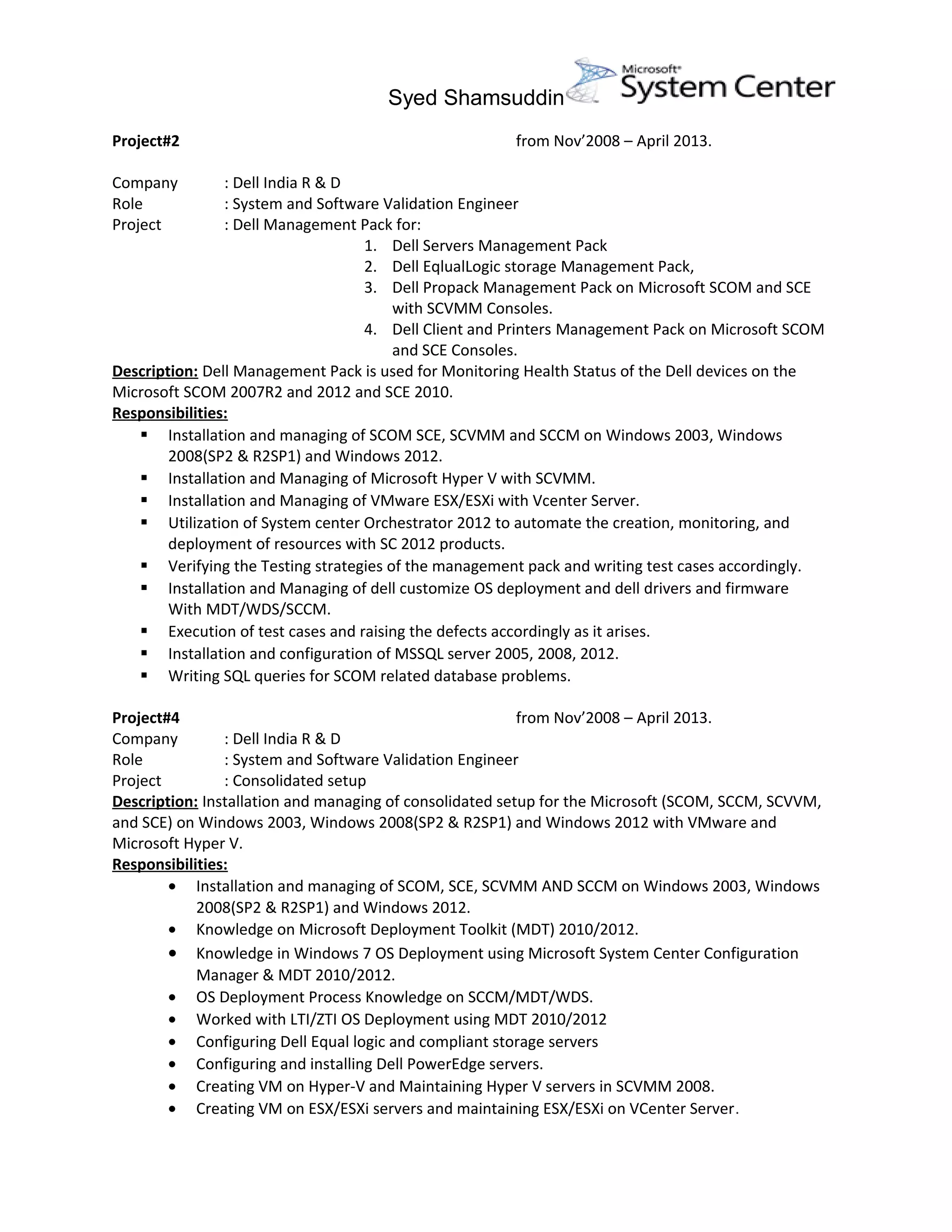 Syed Shamsuddin Resume _7Years | DOC
