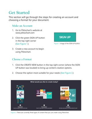 Piktochart Instructions | PDF