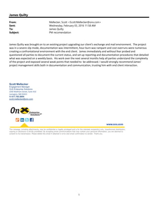 Quilty LOR - OnX | PDF