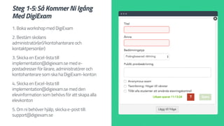 DigiExam presentation | PDF