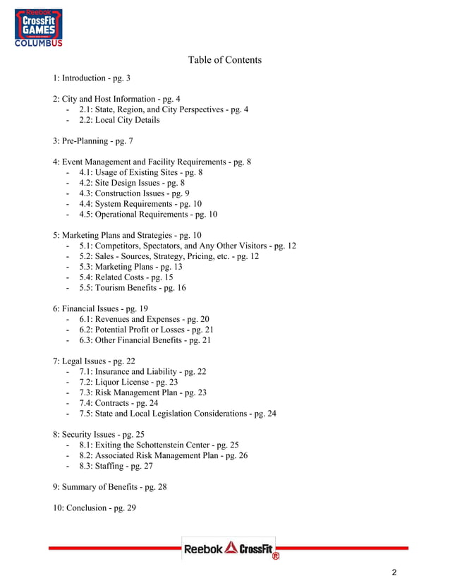 KNH414EventProposalBidFinalSubmission | PDF