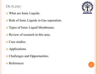 IONIC LIQUIDS | PPT