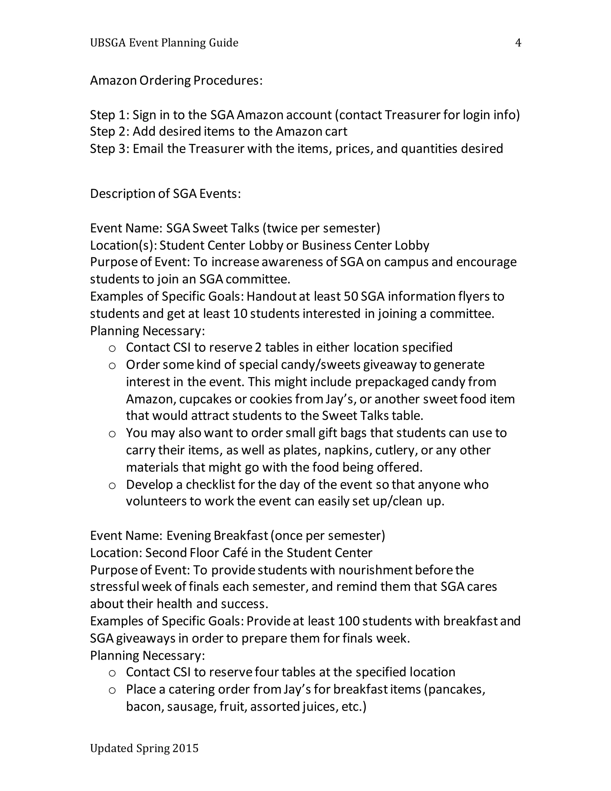 SGA Event Planning Guide | DOCX