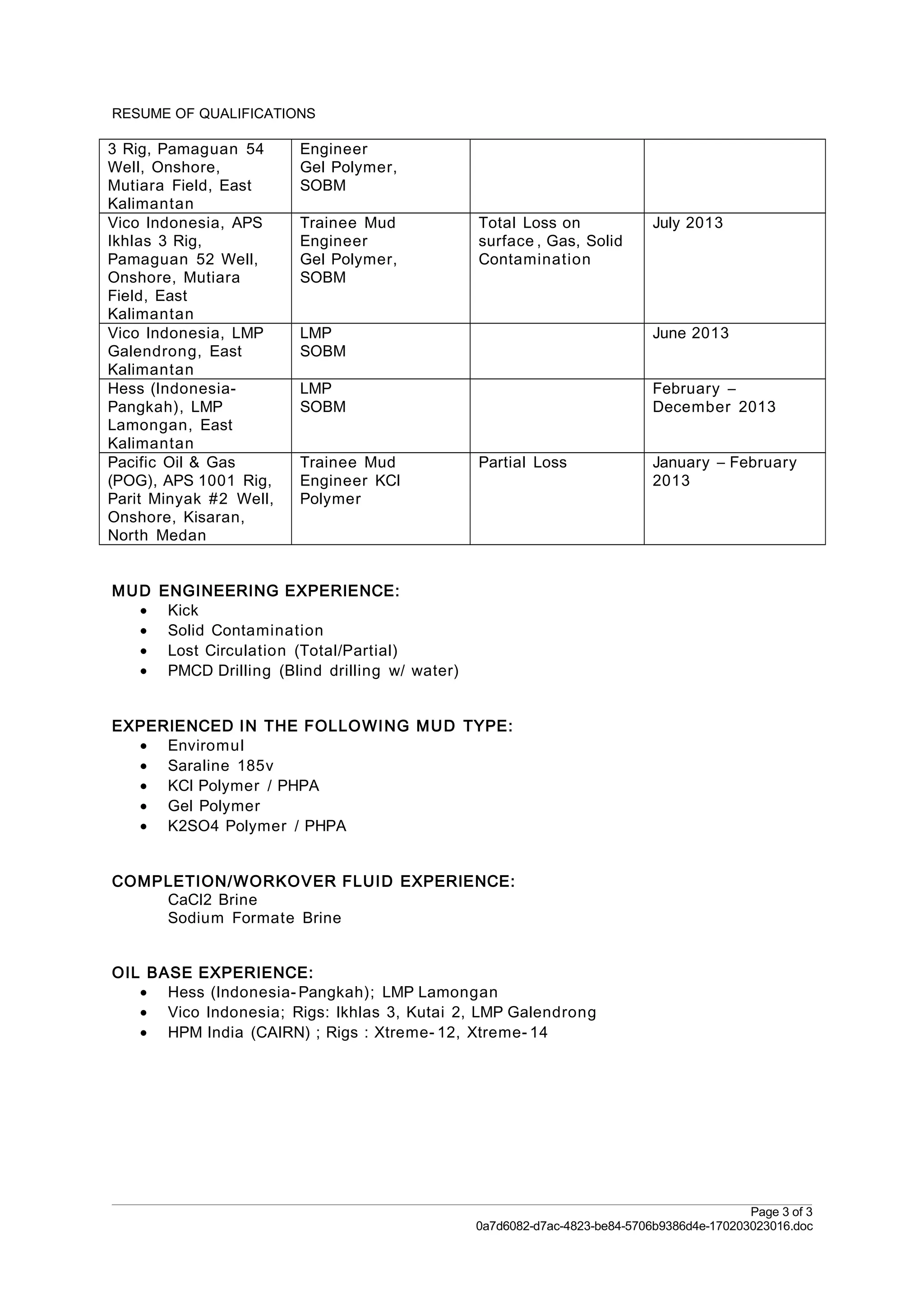 CV Mud Eng Dimas Pramana | DOC