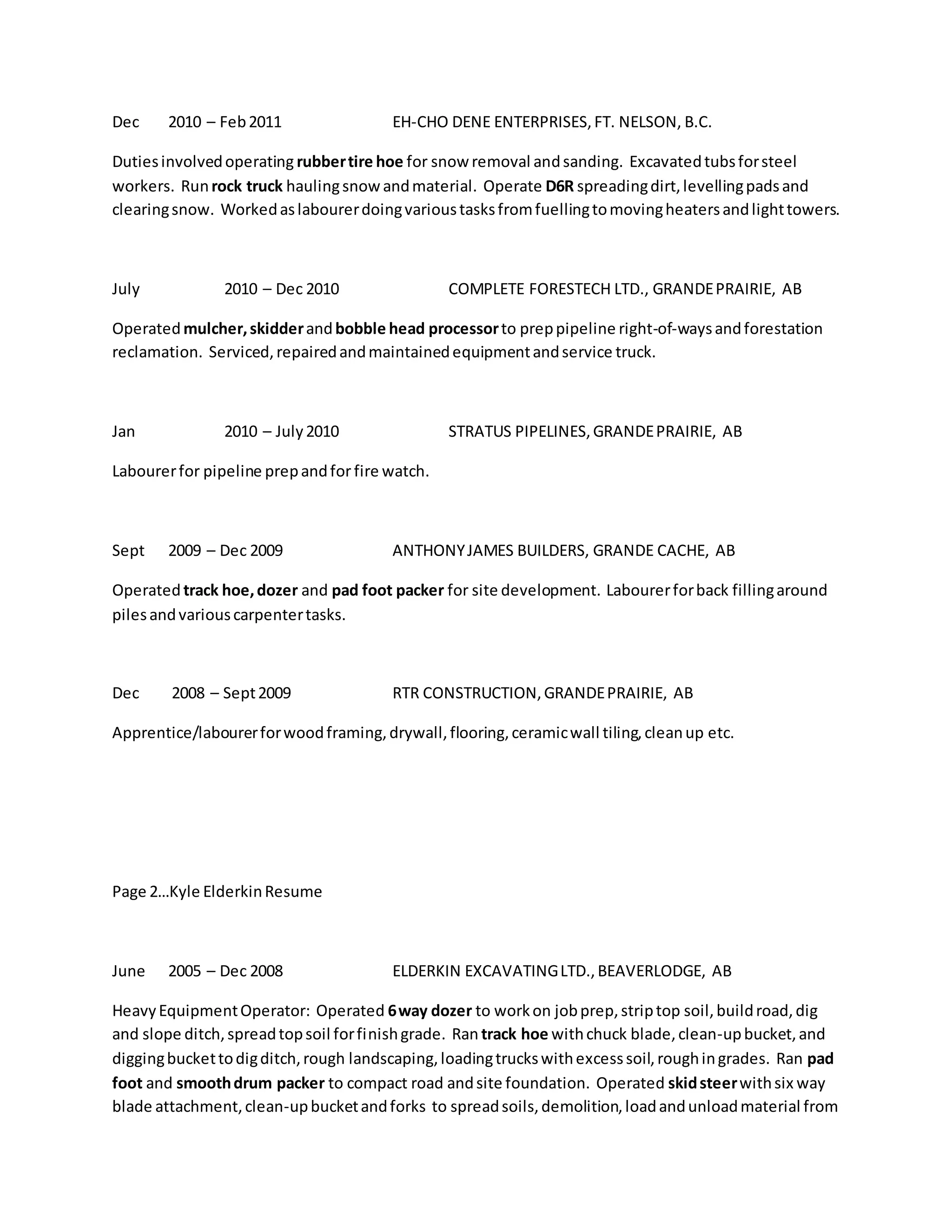 Kyle resume update 1 | DOCX | Track and Field | Sports