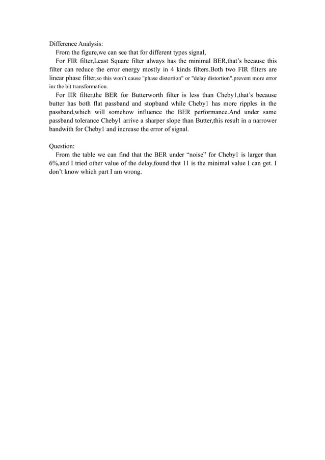 ECE 569 Digital Signal Processing Project | PDF