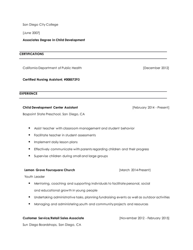EB Resume | PDF