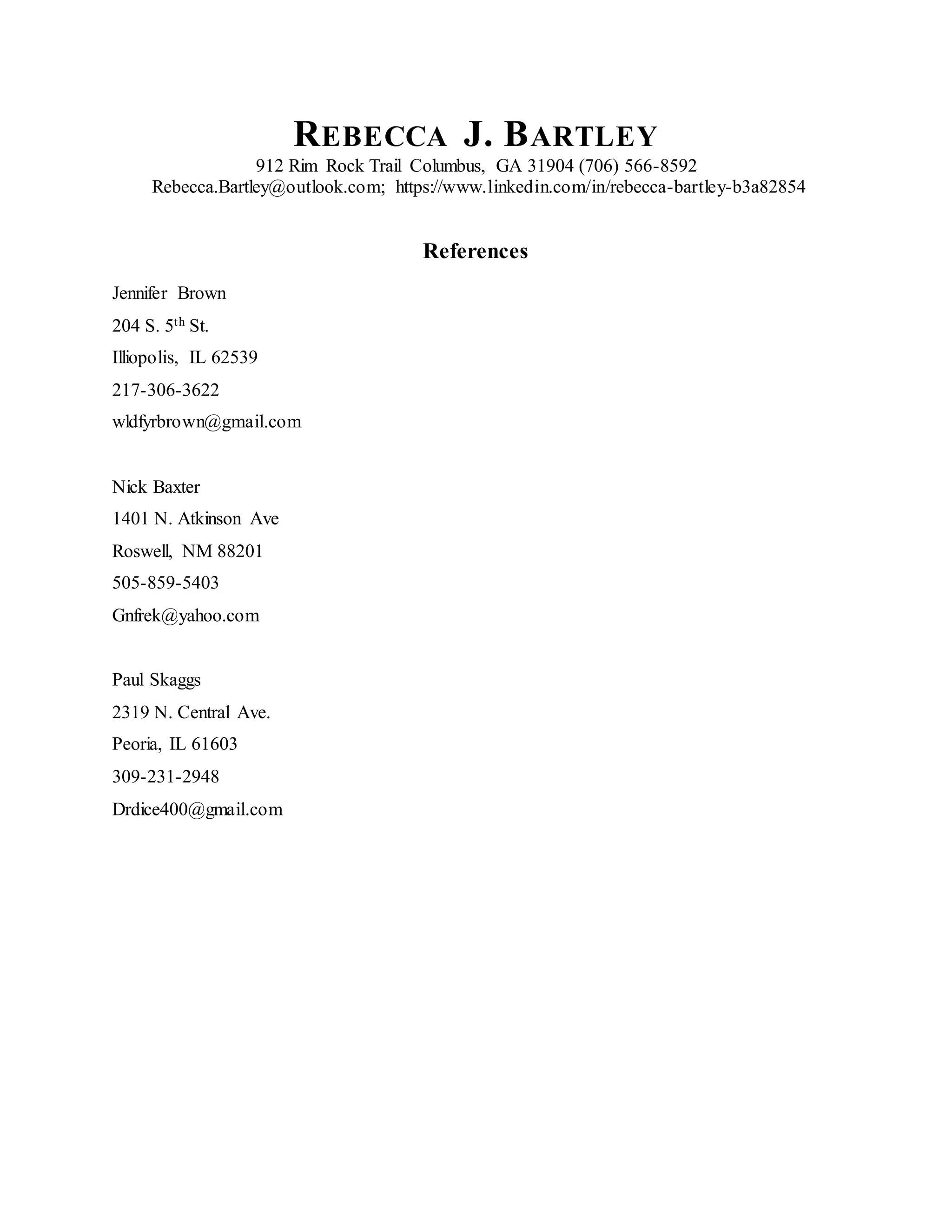 References for Resume | PDF