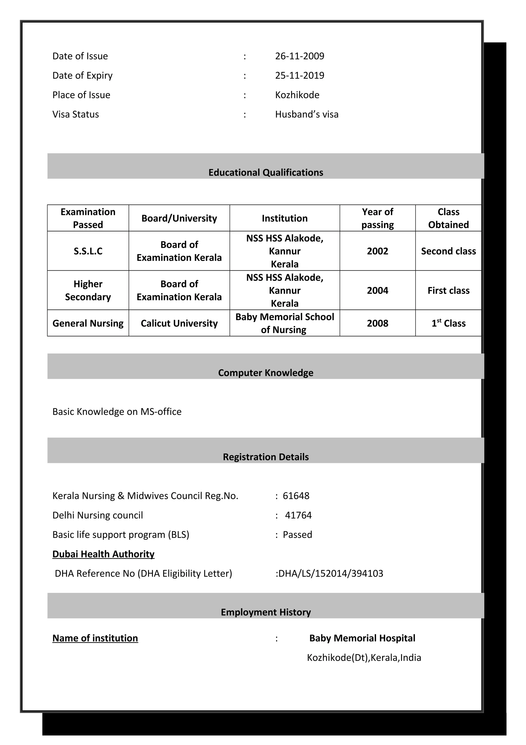 Soumya Resume | DOC