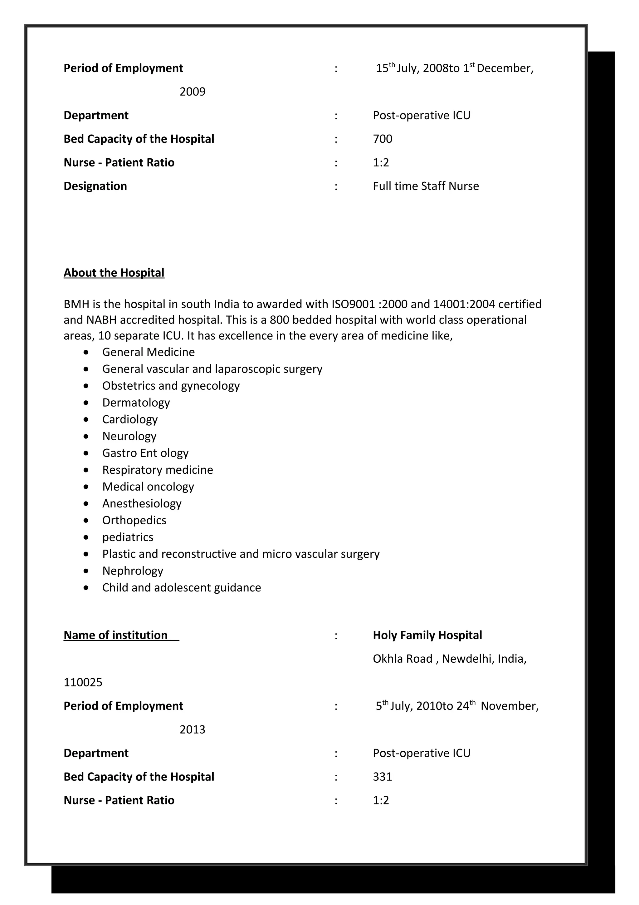 Soumya Resume | DOC