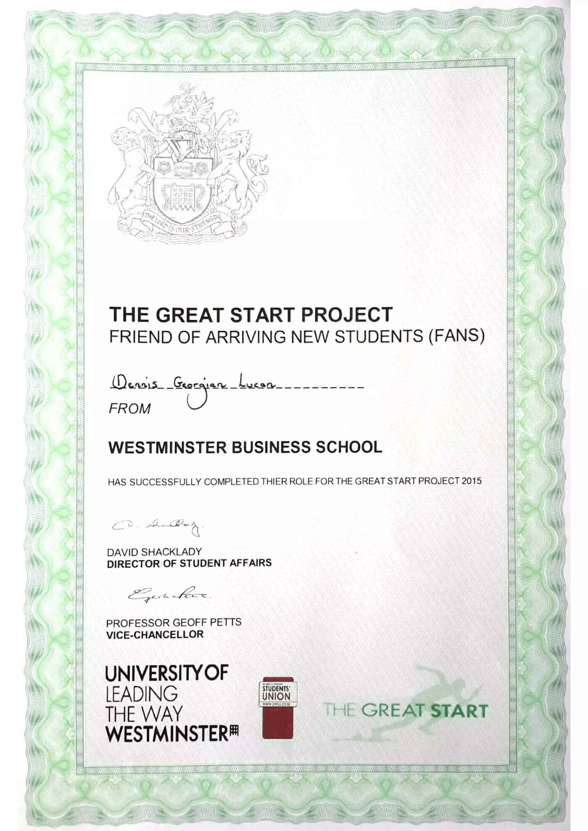 Great Start Project | PDF