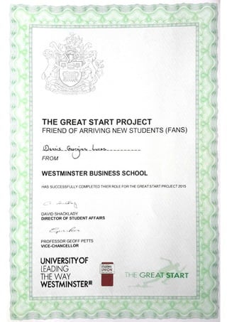 Great Start Project | PDF
