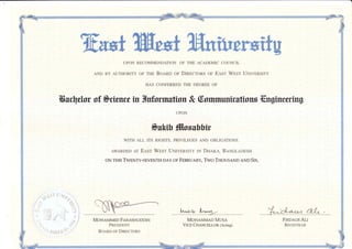 BSC. Certificate | PDF