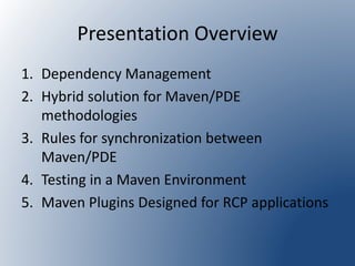Mavenized RCP | PPT