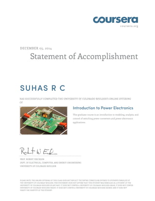 Coursera powerelectronics 2014 | PDF