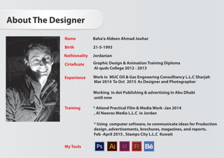 portfolio and cv bahaa 2016 | PDF | Business and Finance