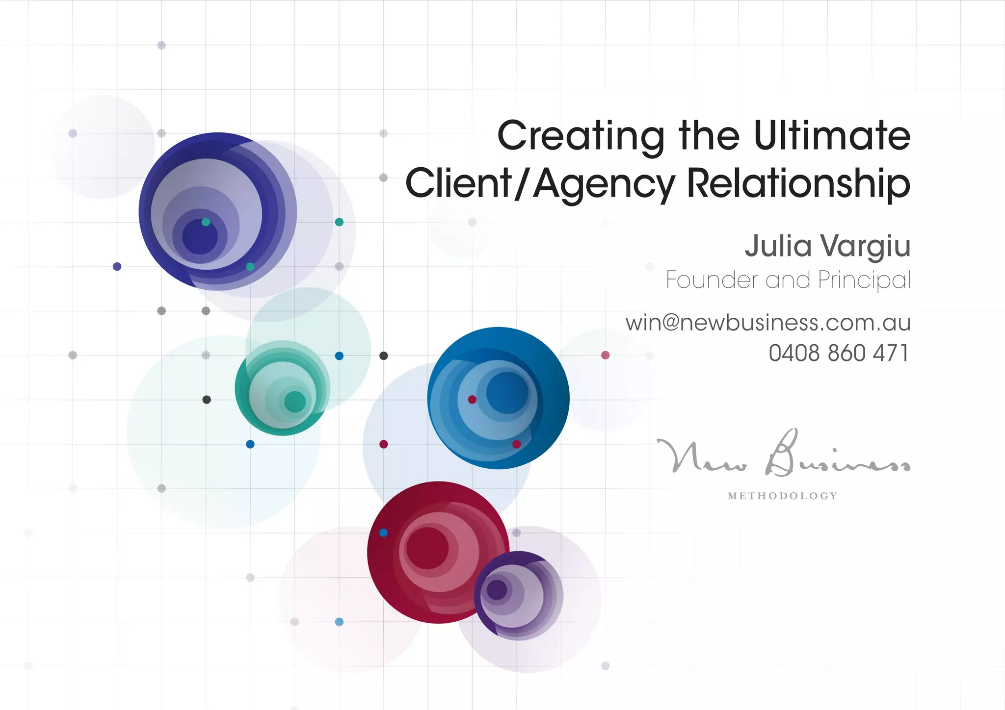 Creating the Ultimate Client/Agency Relationship keynote for ...