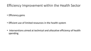 FISCAL SPACE FOR HEALTH ANALYSIS | PPTX