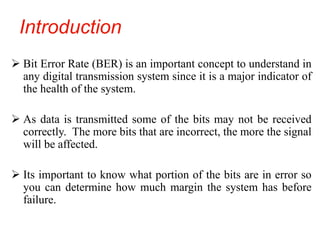 BIT Error Rate | PPTX