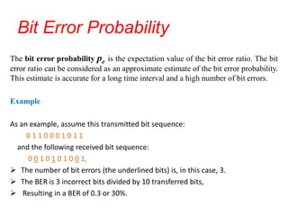 BIT Error Rate | PPTX