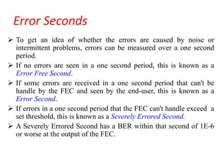 BIT Error Rate | PPTX | Computing | Technology & Computing