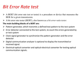 BIT Error Rate | PPTX