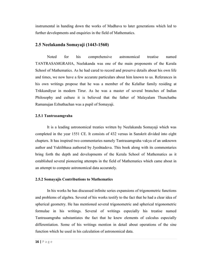 A_Study_on_the_Medieval_Kerala_School_of_Mathematics | PDF | Hinduism ...