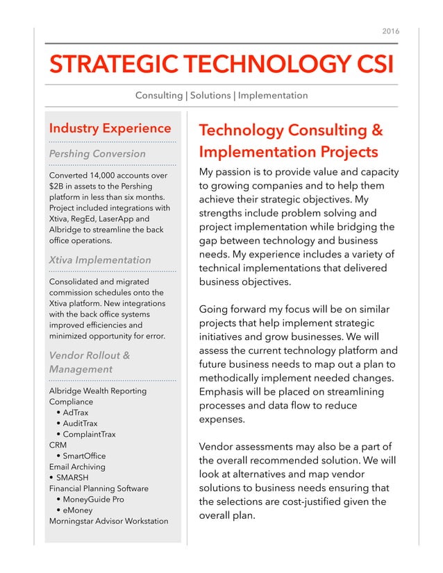 Strat Tech CSI - Marketing PDF | PDF